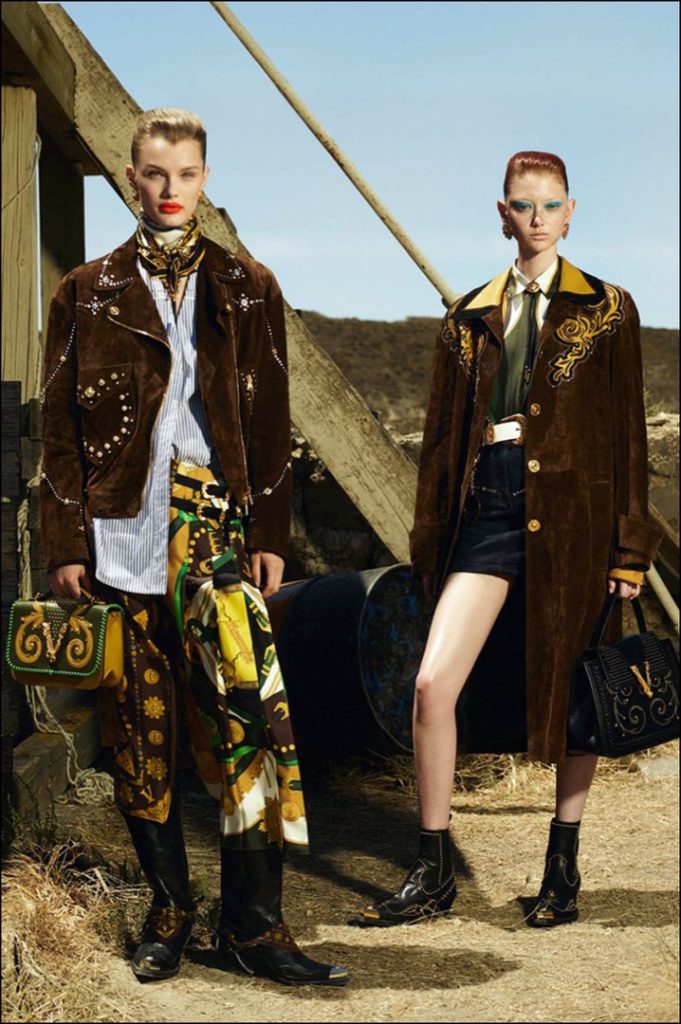 El lejano y barroco Oeste de Versace - Revista Para Ti