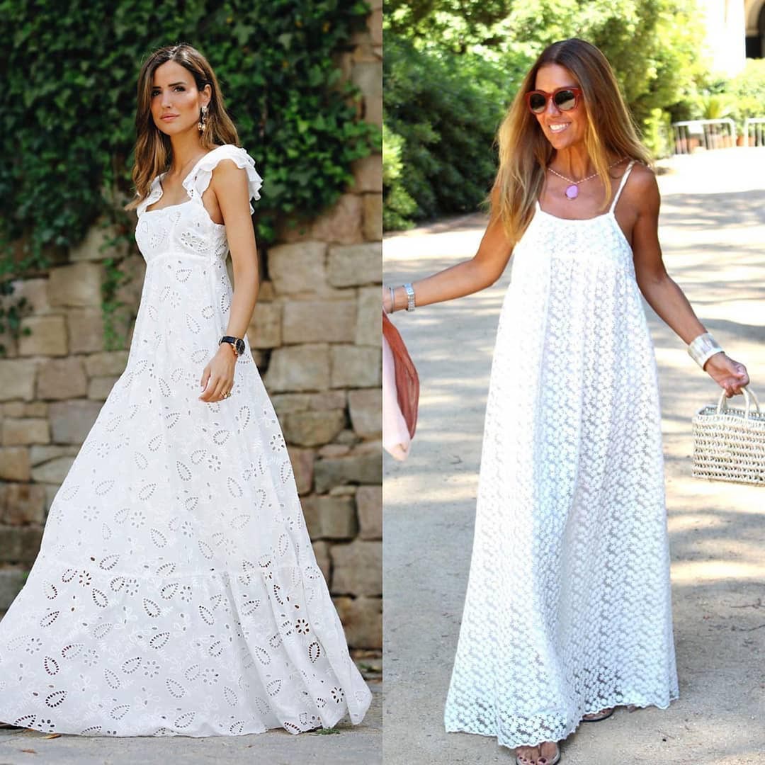 Vestidos Blancos Glamurosos De Hollywood