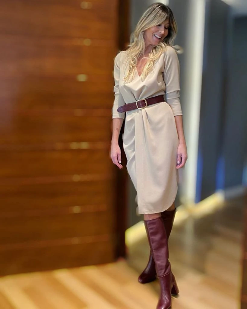 Sole Solaro se adelantó al frío y se armó 3 looks con botas - Revista ...