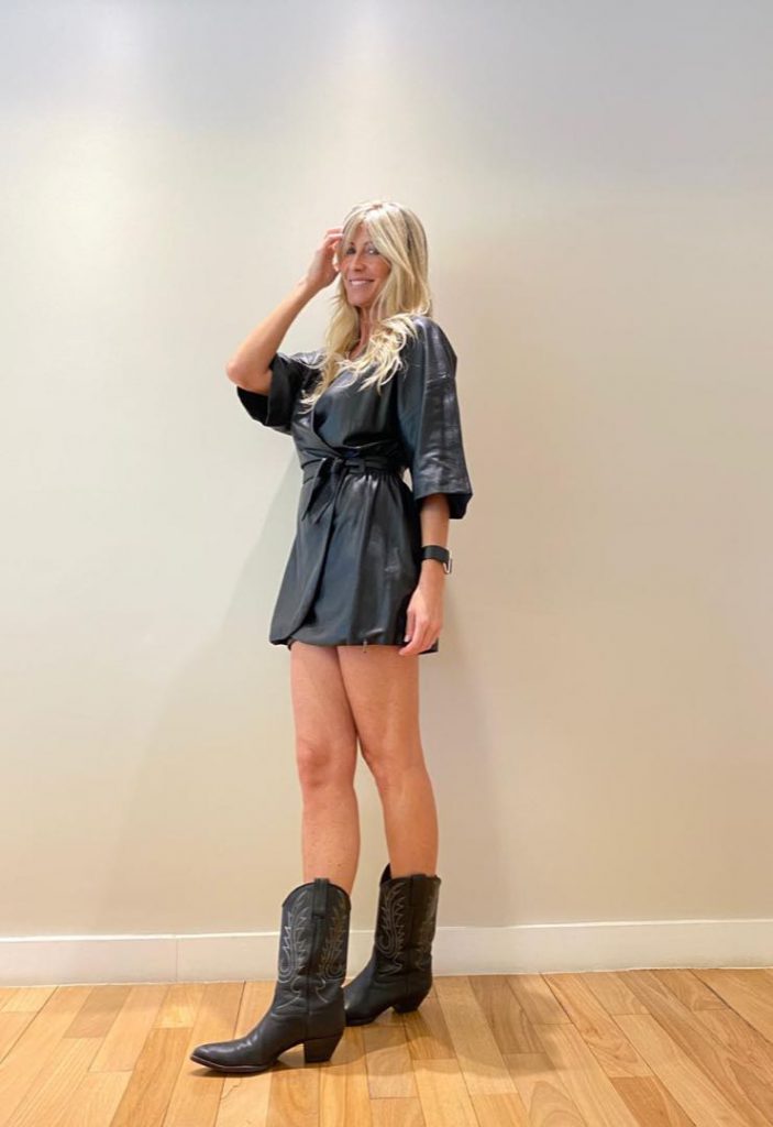 Soledad Solaro apostó a las texturas con dos looks súper trendies ...