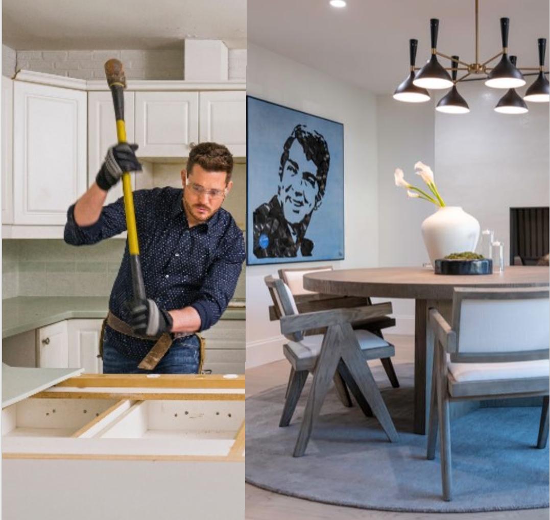 Michael Bublé renovó su casa familiar para la tevé y para la mujer que ...