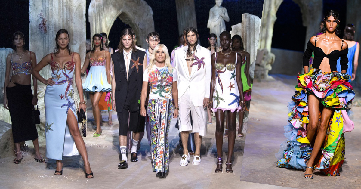 Video: Versace llevó el glam a la pasarela de Milán Fashion Week - Para Ti