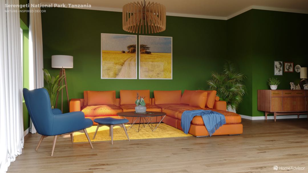 Living en la Tierra: 6 ambientes pintados y decorados con los colores ...