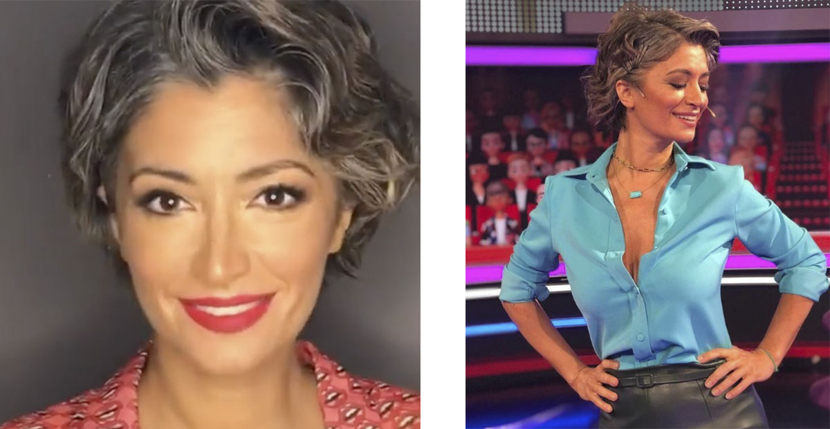 Carla Conte decidió dejar de teñirse y comenzar a lucir sus canas: "Lo ...