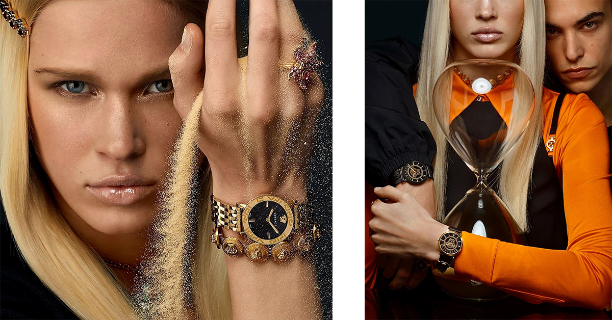 Versace presenta la hora con piezas de lujo - Revista Para Ti