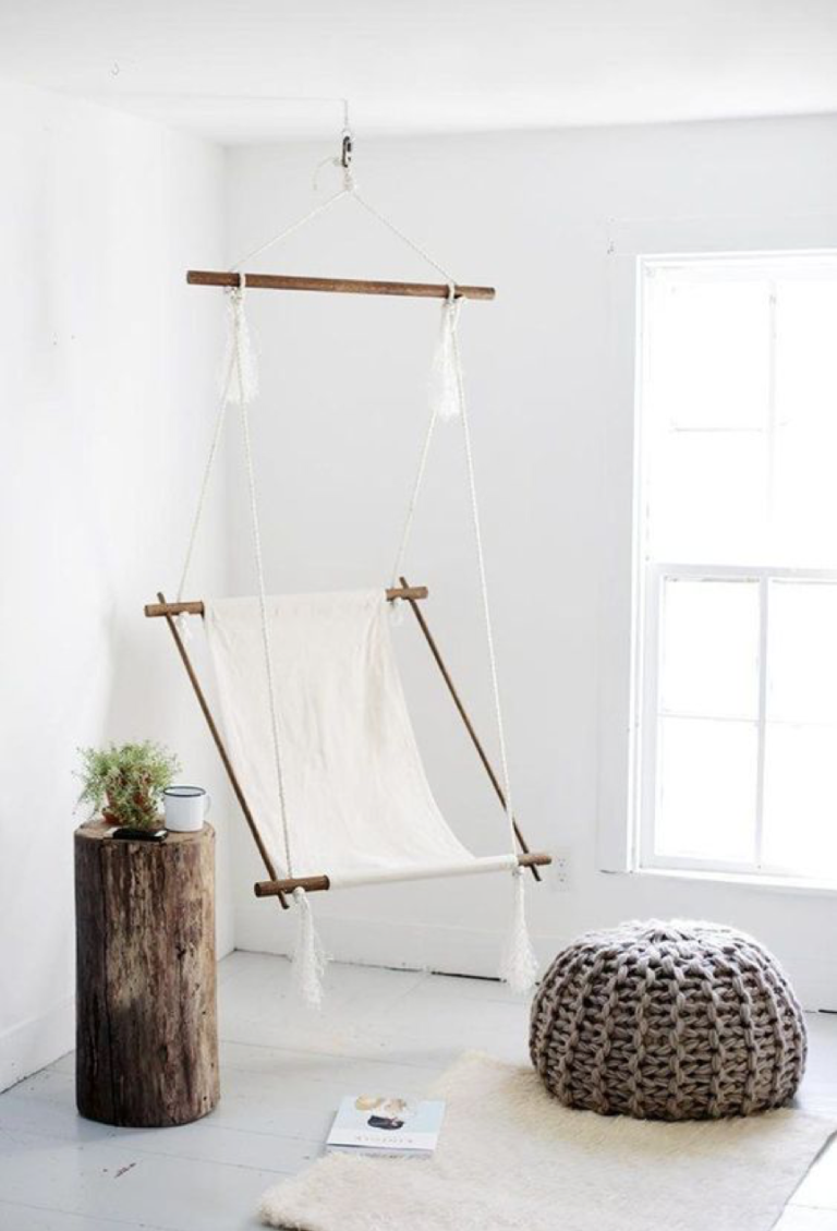 Las mejores ideas para poner hamacas en el interior de la casa: decorar ...