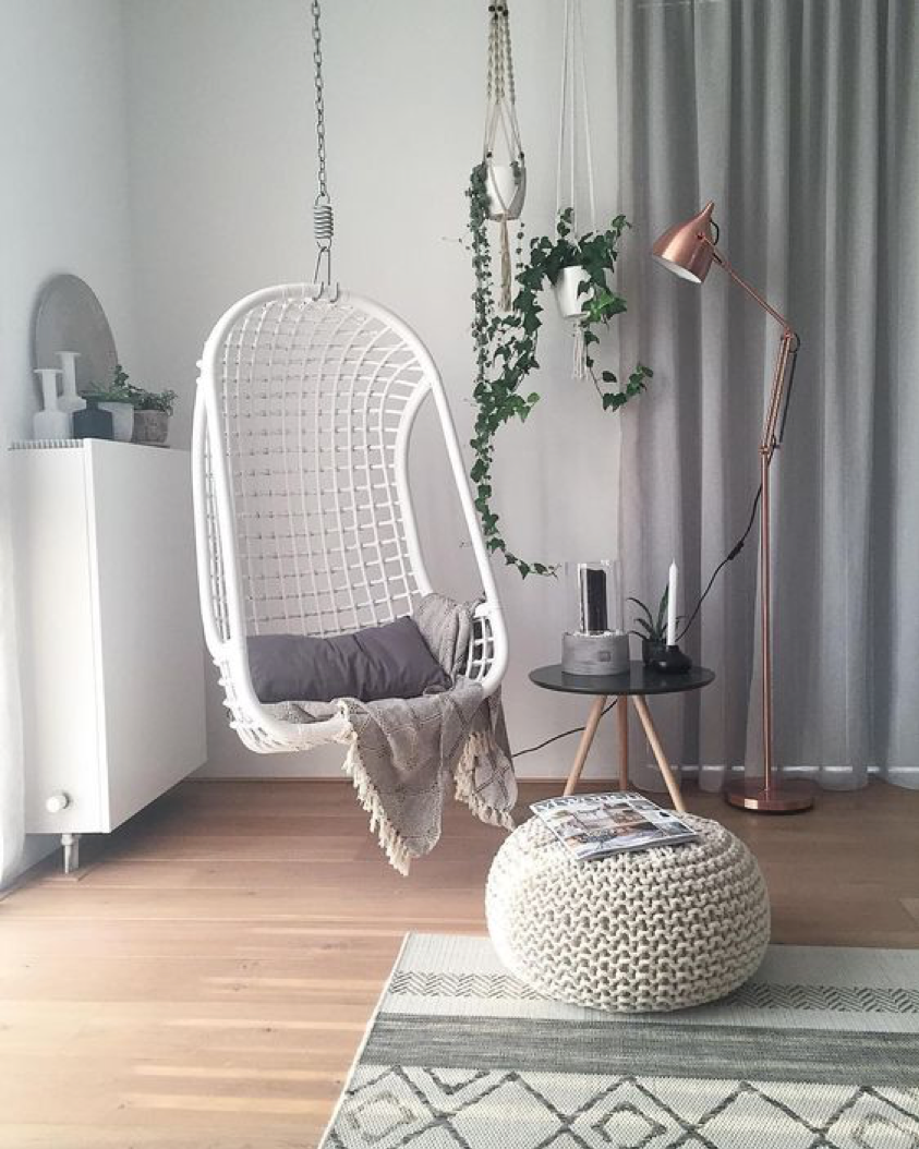 Las mejores ideas para poner hamacas en el interior de la casa: decorar ...