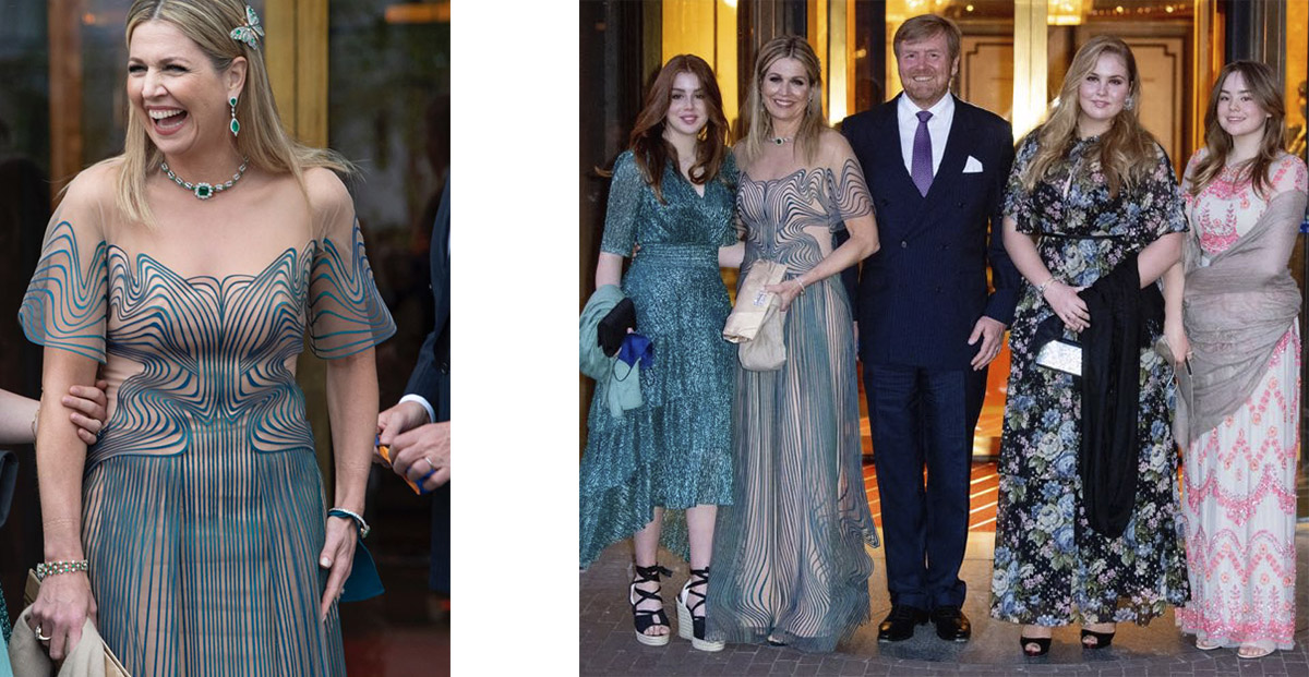 Máxima arrancó el festejo por sus 50 años a puro glamour: ella y sus ...