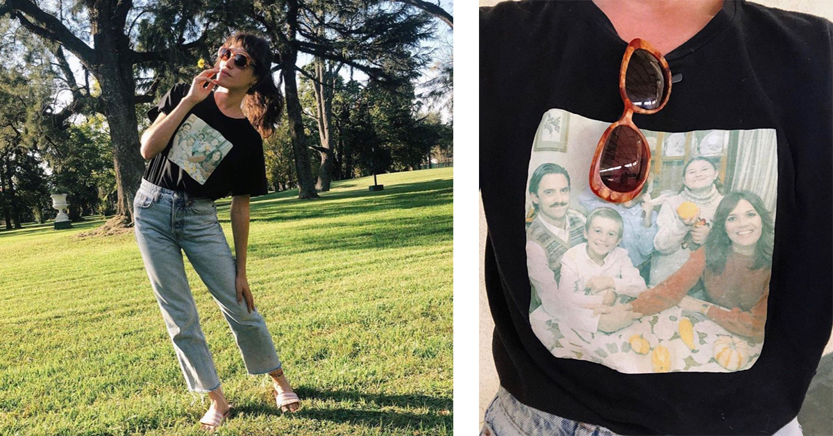 Cande Vetrano dio qué hablar: lució una remera con la foto de la serie ...