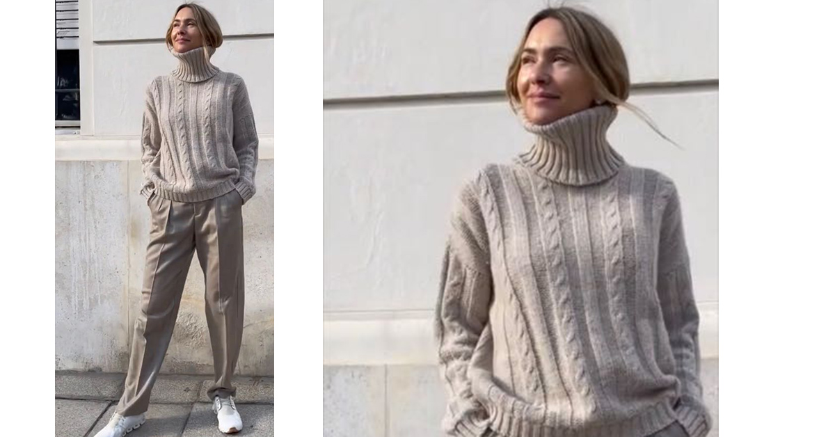 Andrea Burstein apuesta a un look clásico y urbano pero con mucho ...