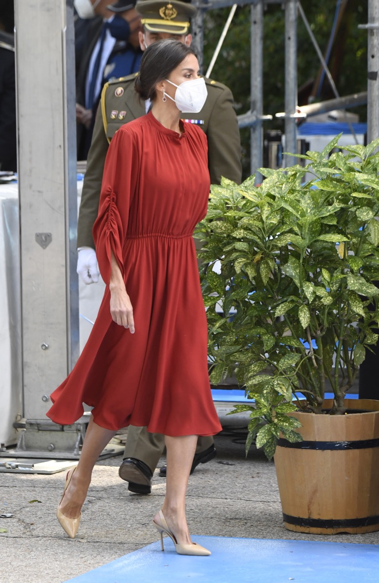 Letizia Ortiz tiene el vestido comodín y salvador que todas debemos ...