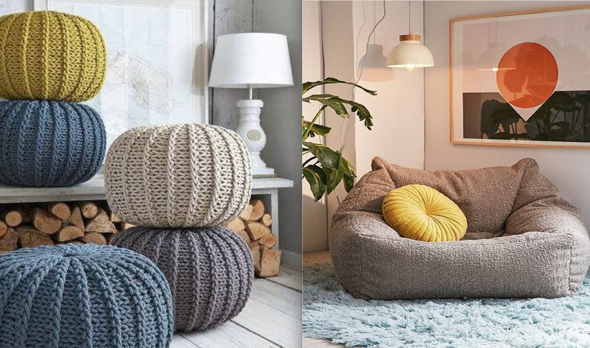 Los puffs: una cálida y confortable tendencia de decoración 2021 ...