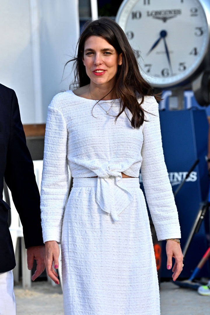 La más chic: Charlotte Casiraghi deslumbró con un inmaculado look de ...