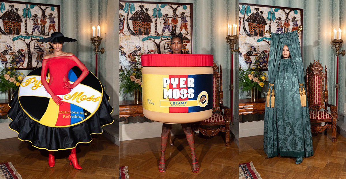 Pyer Moss hizo de su colección todo un espectáculo surrealista ...