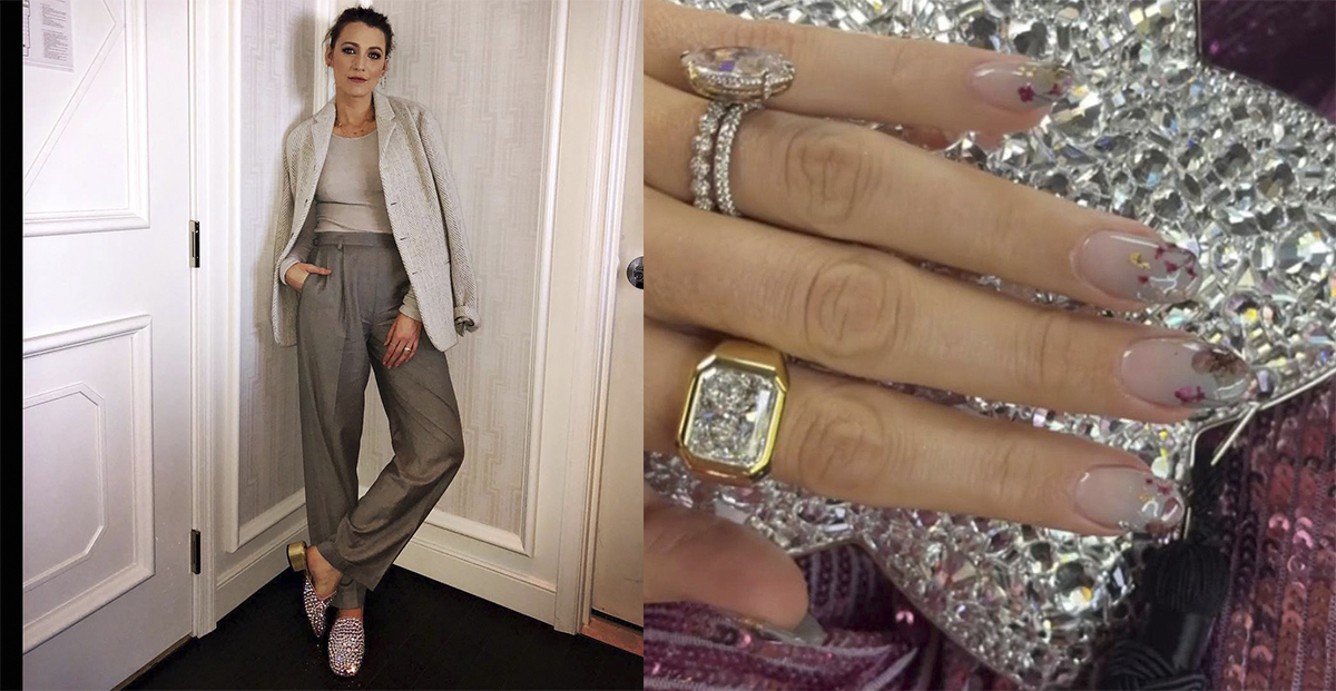 Blake Lively anticipó la primavera con su impresionante nail art ...