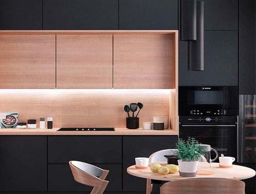 Negro y madera: tips para aplicar la dupla tendencia 2021 que seguirá ...