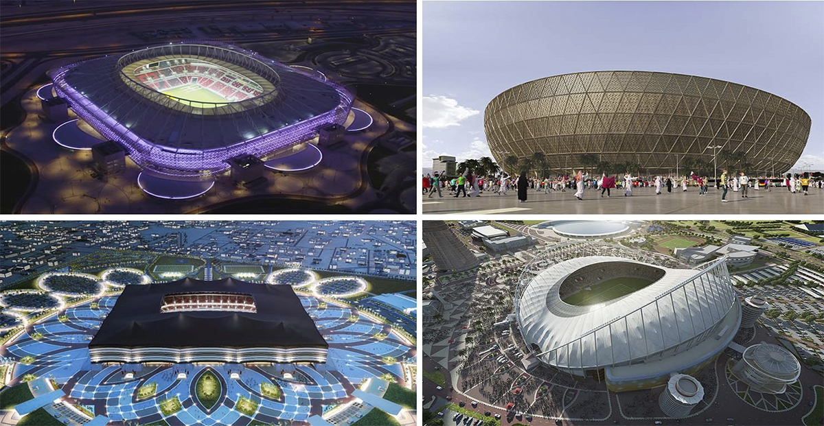 Así son los impresionantes estadios de fútbol de la Copa Mundial 2022 ...