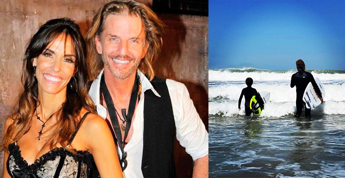 A semanas de cumplir 50 años, las fotos de Facundo Arana haciendo surf ...