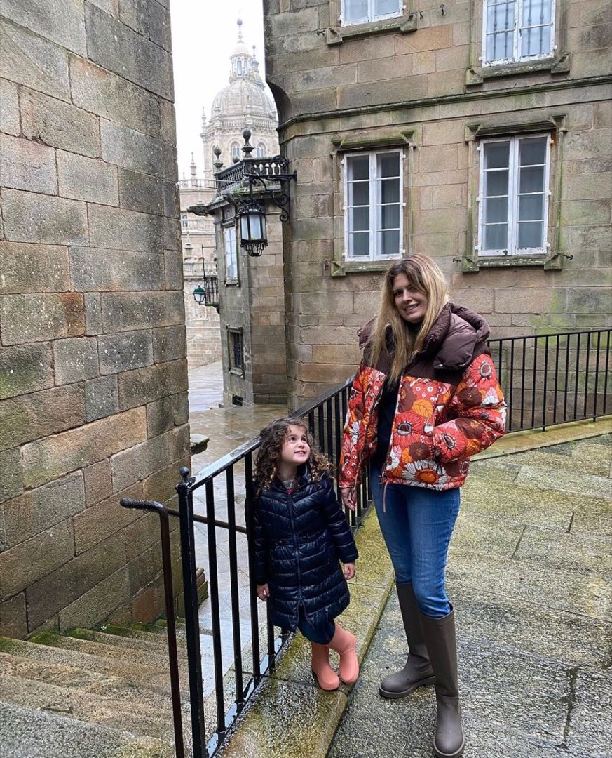 Las fotos de Isabel Macedo en Santiago de Compostela cumpliendo la ...