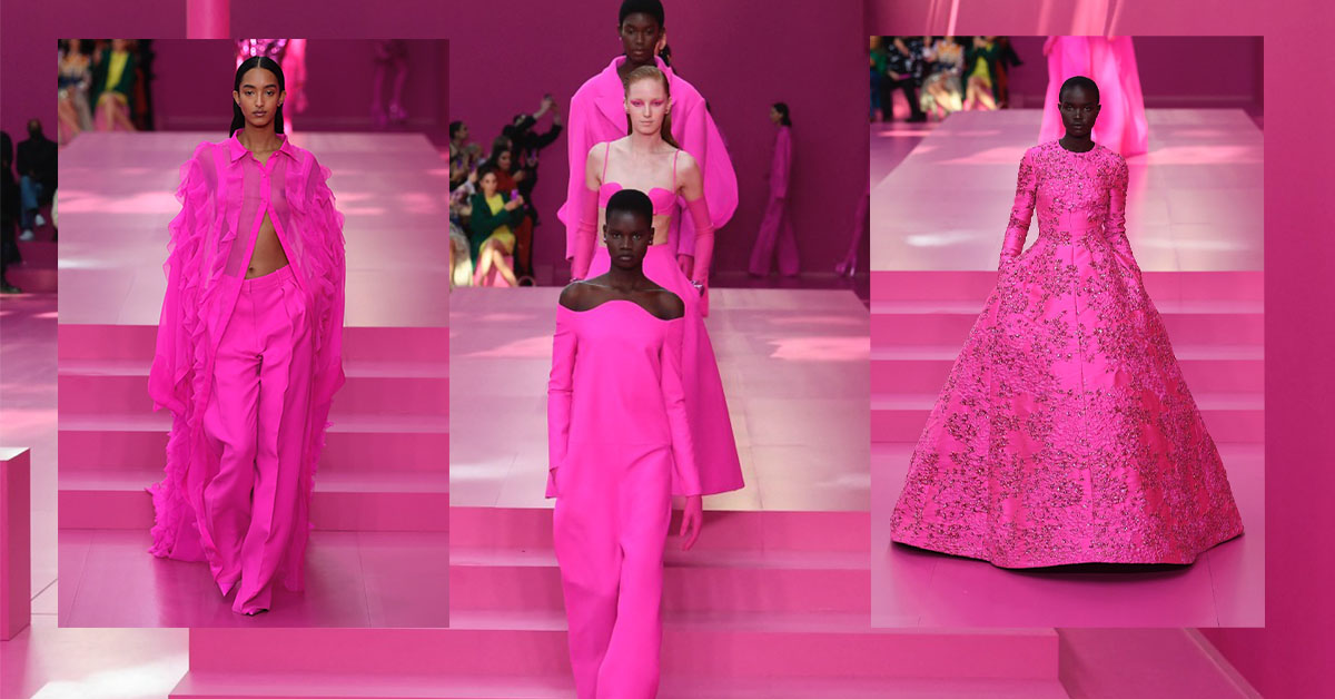 Para Valentino, "la vida es color de rosa": éste será el color de la ...