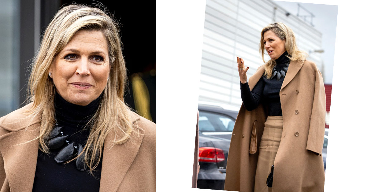 Una vez más, Máxima levanta su look con un original accesorio - Revista ...
