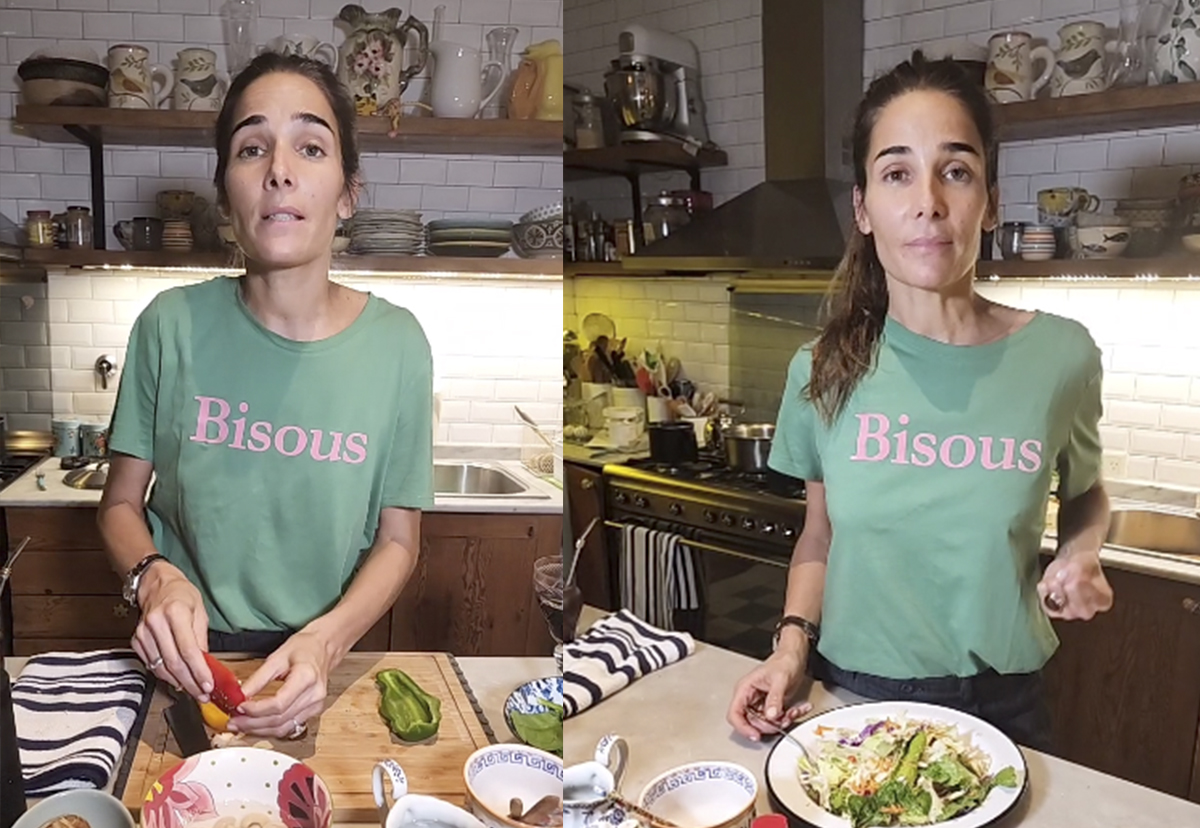 La receta vegana de Juana Viale: preparó una ensalada con dip de ...