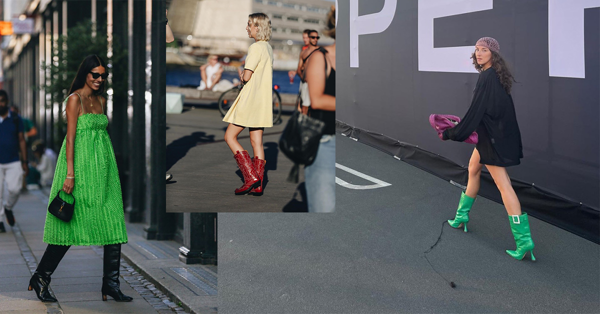 El street style de Copenhagen fashion Week demostró que las botas altas ...
