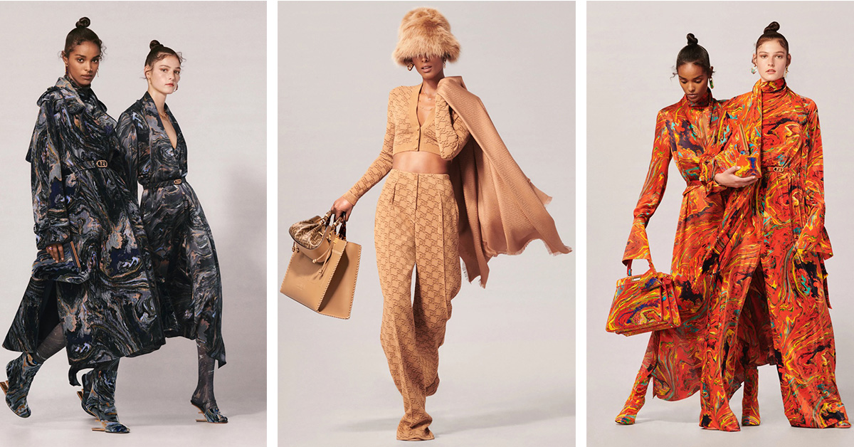 Fendi le hace honor a la elegancia femenina con una colección sólida y ...