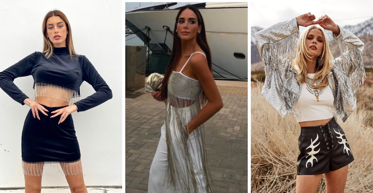 Flecos, lentejuelas y strass: los imbatibles para tu look boho moderno ...