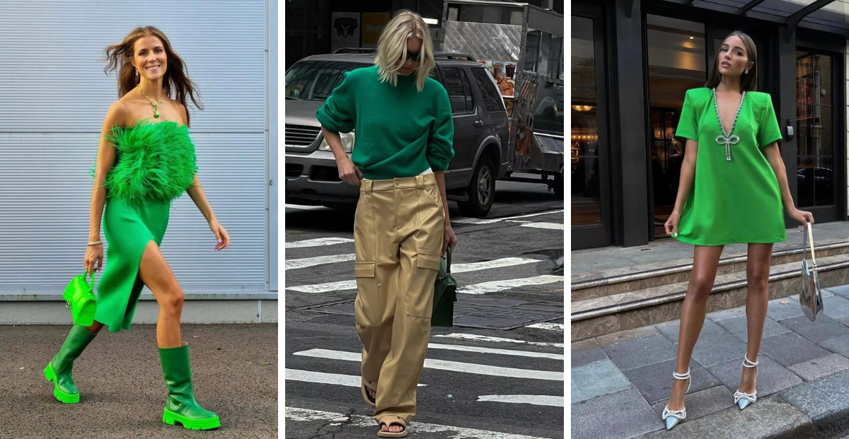Ideas para incorporar verde en nuestros outfits - Revista Para Ti
