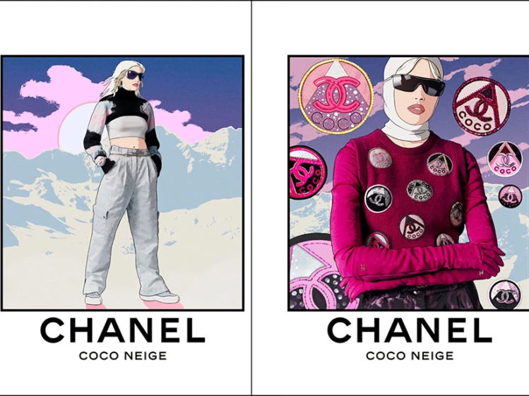 Chanel presentó su colección de invierno con ilustraciones súper ...