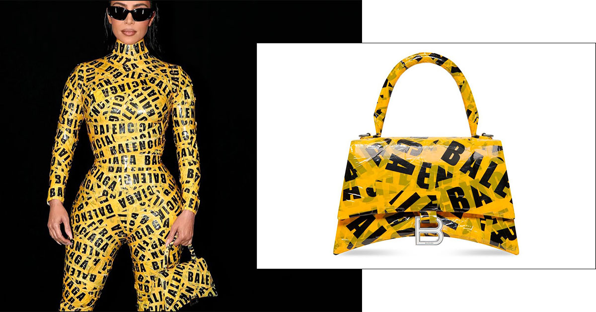 Ya esta a la venta la cartera de Balenciaga hecha con cintas que Kim ...