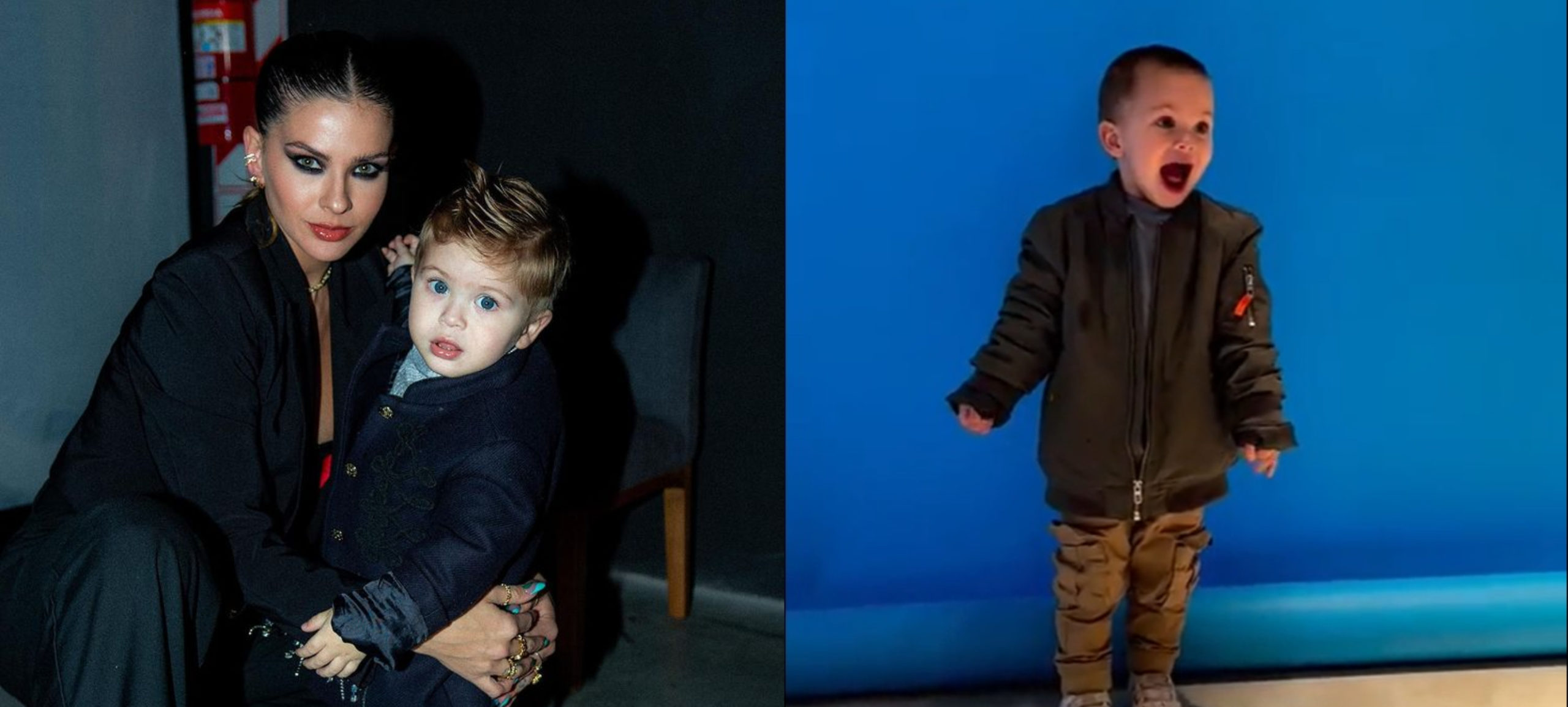 La tierna producción de fotos de Amancio, el hijo de la China Suárez y ...