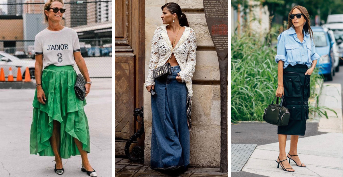 7 ideas para usar polleras y lograr un outfit muy fashionista - Revista ...