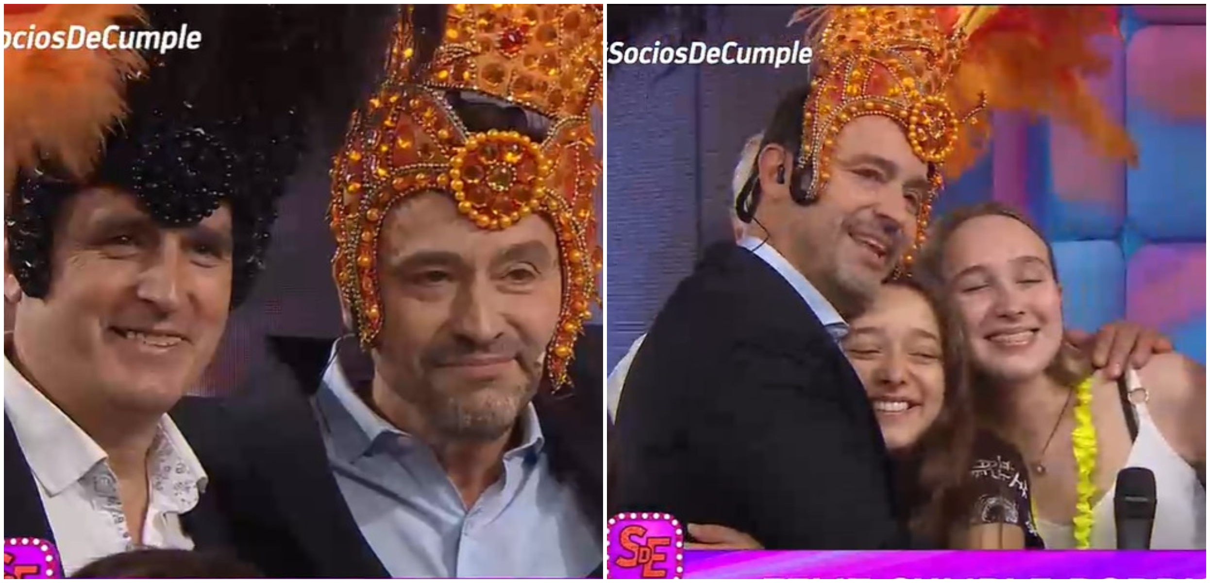 Adrián Pallares lloró en vivo: sus hijas y sus padres lo sorprendieron ...