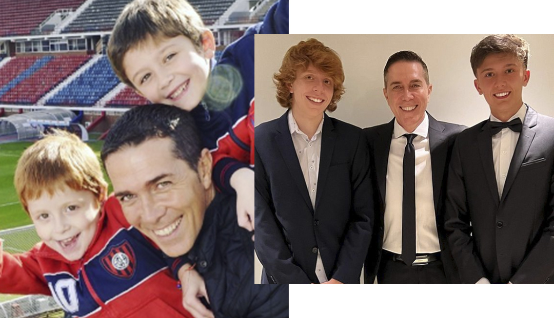 Así están Benicio y Dante, los hijos de Rodolfo Barili: tienen 16 y 18 ...