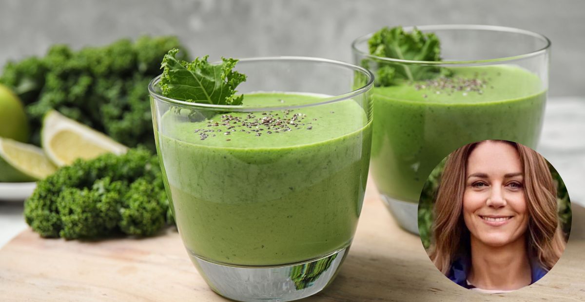 El smoothie verde que bebe Kate Middleton para sentirse activa y ...