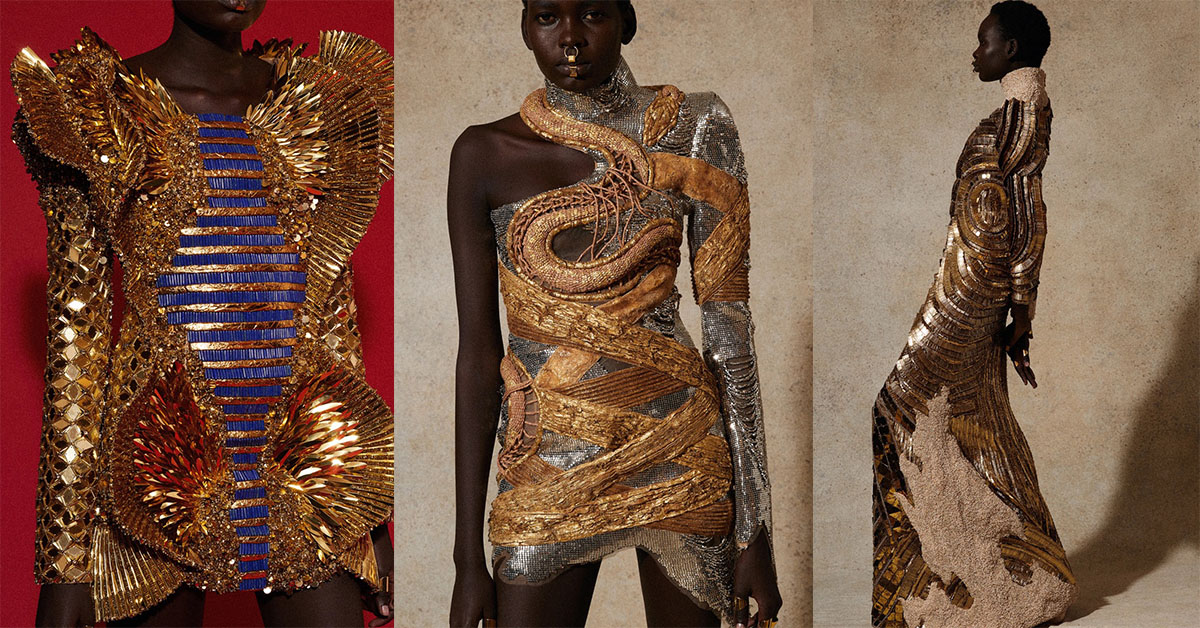 Balmain presentó una colección de noche inspirada en Egipto - Revista ...