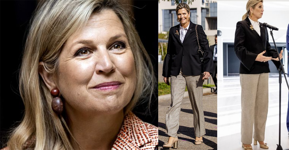 Máxima lleva el mejor truco de estilismo para levantar un look sastrero ...