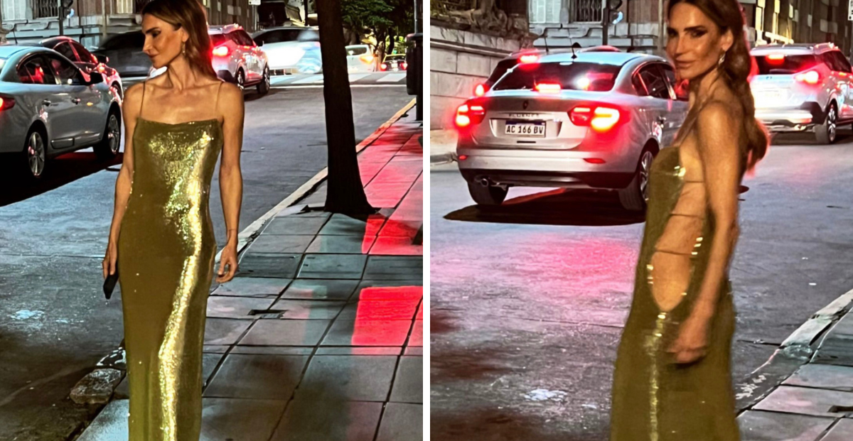 El impactante vestido que lució María Vázquez en un evento en Buenos ...