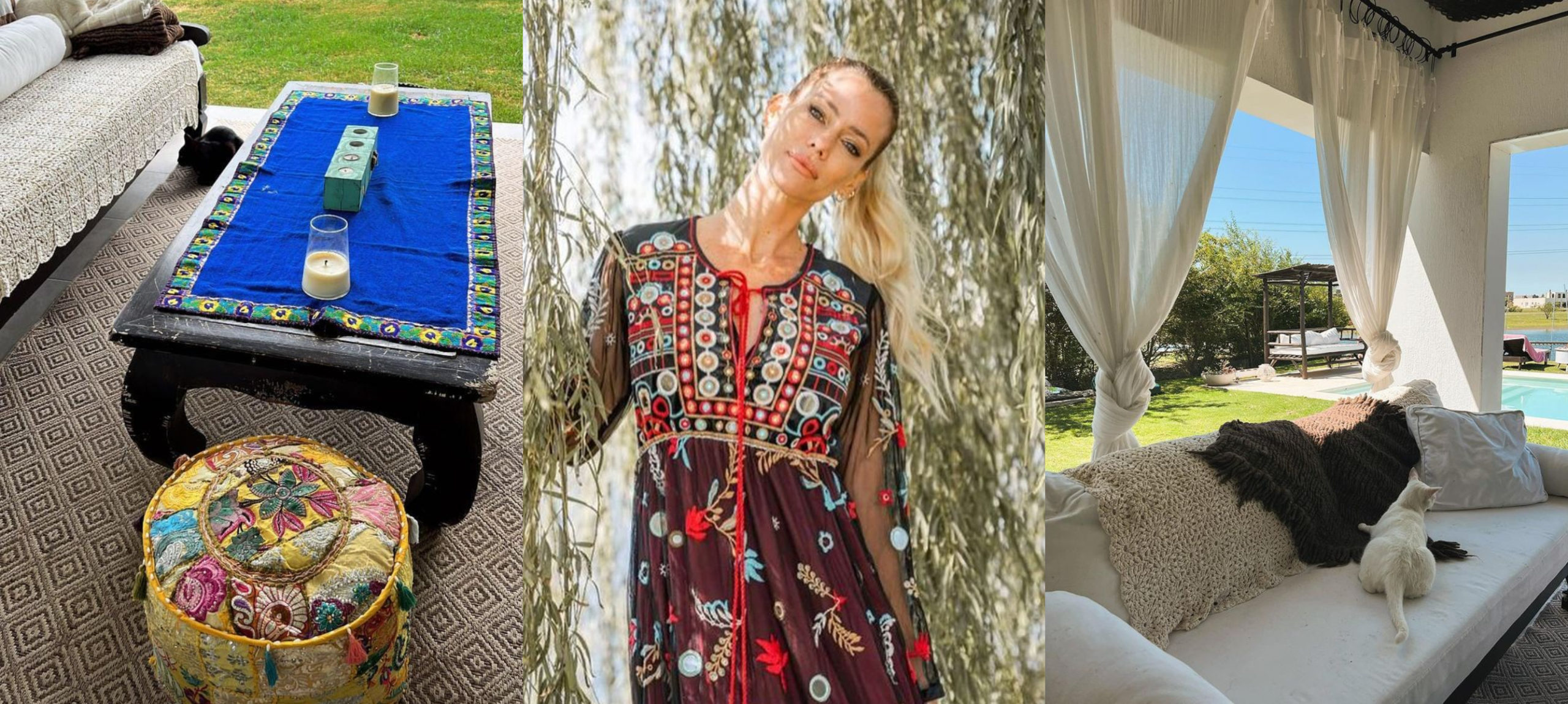 Así es la galería estilo boho chic de Nicole Neumann - Revista Para Ti