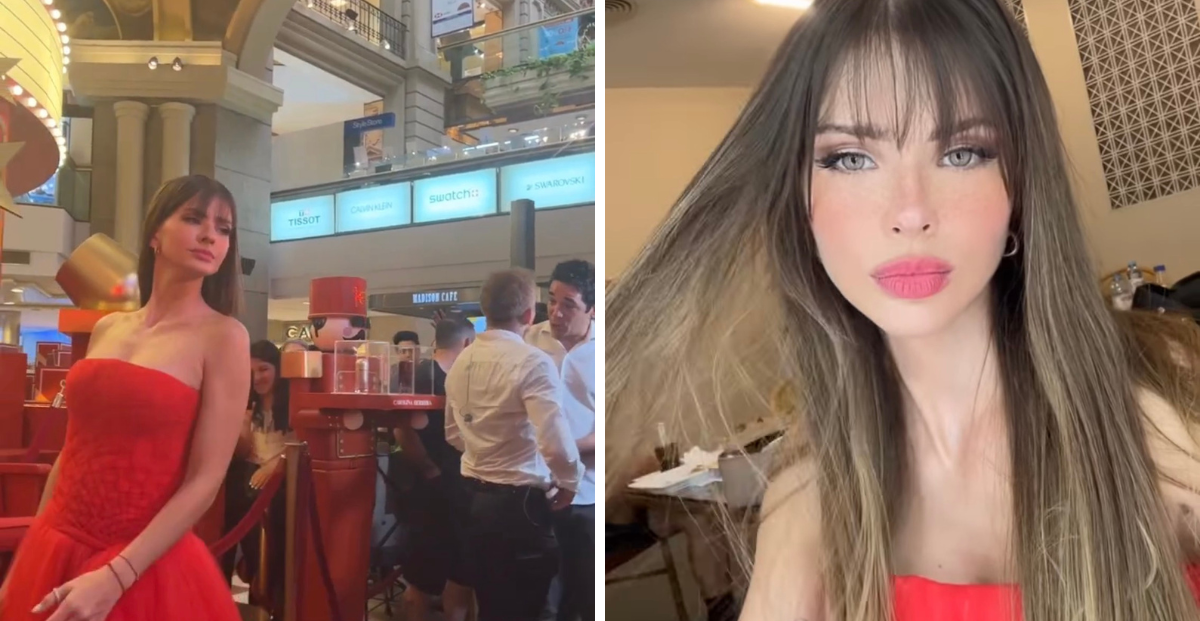 La China Suárez lució un impactante vestido de Carolina Herrera en un ...