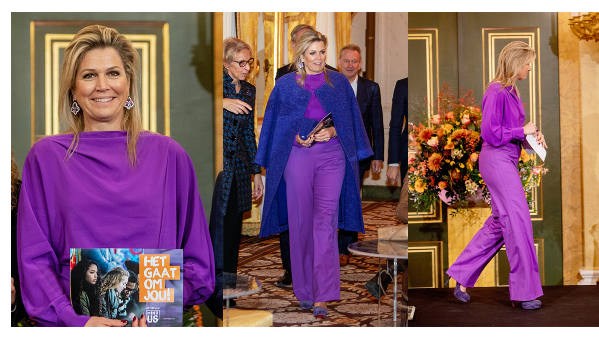 Máxima sorprendió con un total look en el color que será tendencia en ...