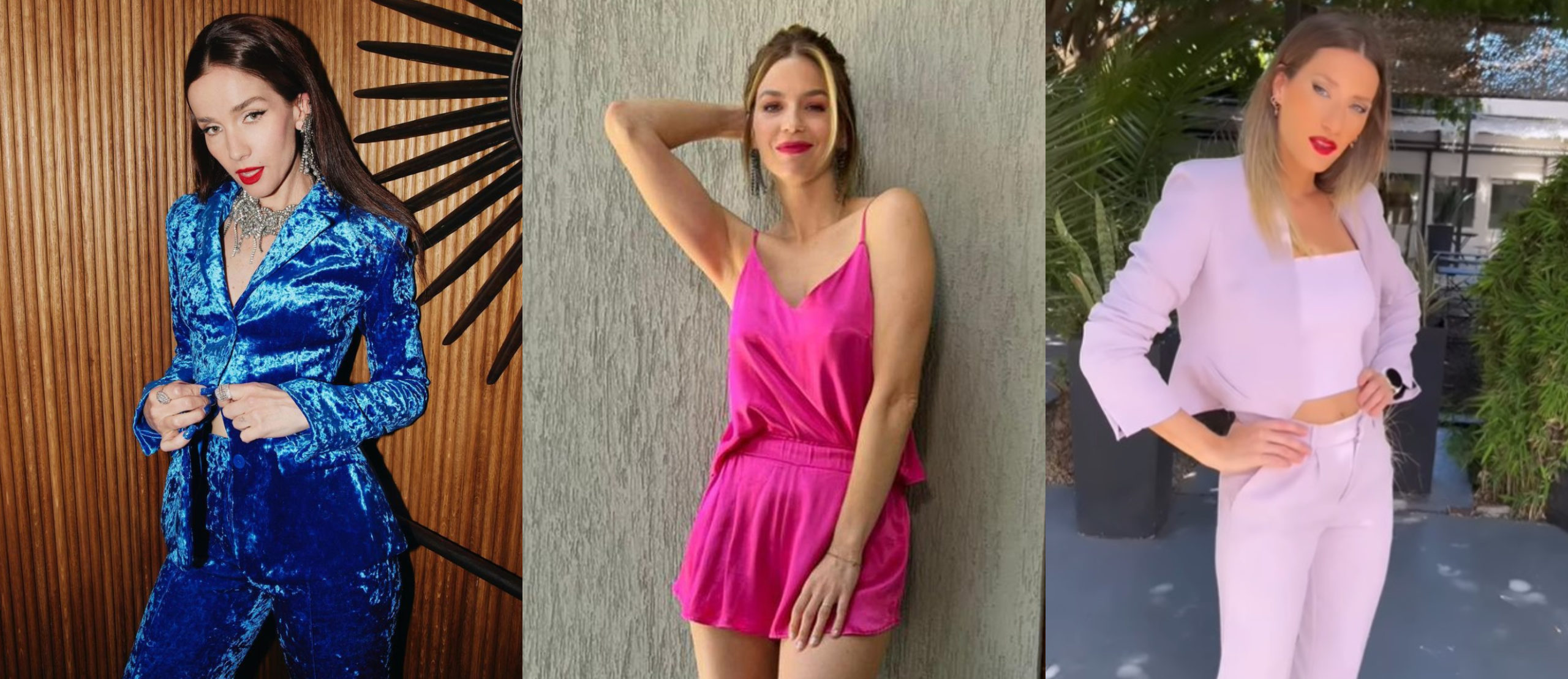 Los looks a puro color de Marcela Kloosterboer, Mica Viciconte y ...