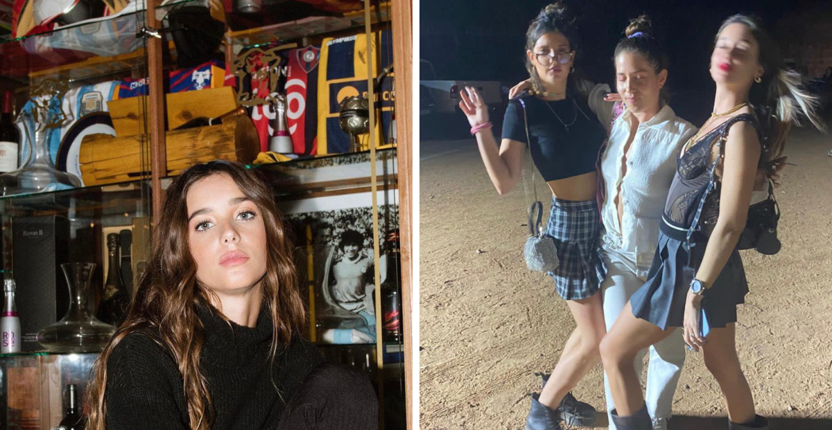 Lucía Celasco empezó el 2023 luciendo un mix de estilos: preppy y ...