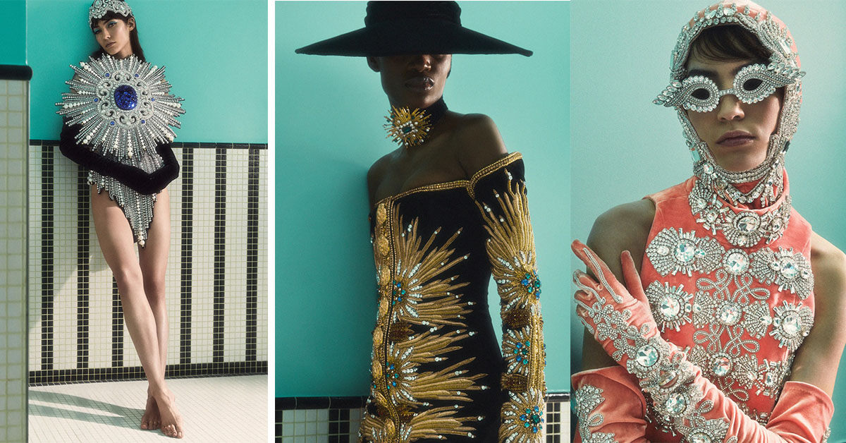 Brillos y esplendor retro para la nueva colección de Balmain - Revista ...