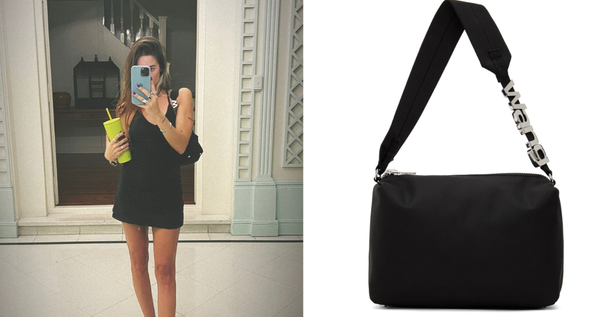 Lucía Celasco lució la cartera más fashionista de la temporada ...