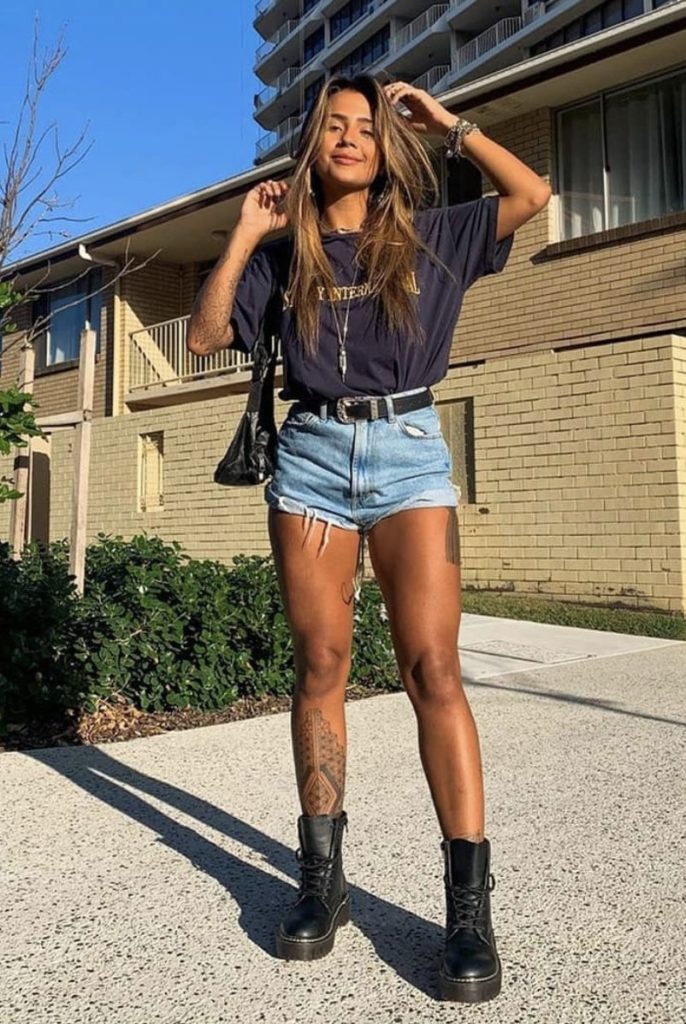 6 looks que no fallan para armar con tu short de jean - Revista Para Ti