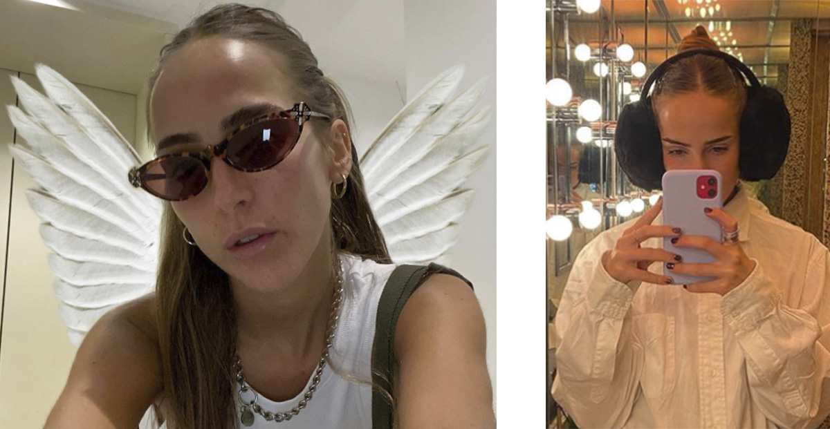 Ámbar de Benedictis marca tendencia con uno de los peinados Y2k que ...