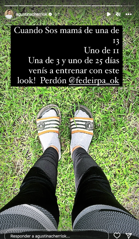 Agustina Cherri se sumó a la tendencia "ugly" que suelen usar Juliana ...